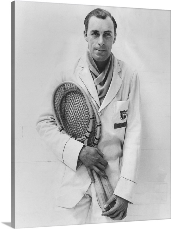 Bill Tilden after his first match since reinstatement as an amateur by ...