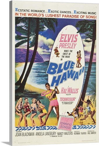 Blue Hawaii - Vintage Movie Poster | Great Big Canvas