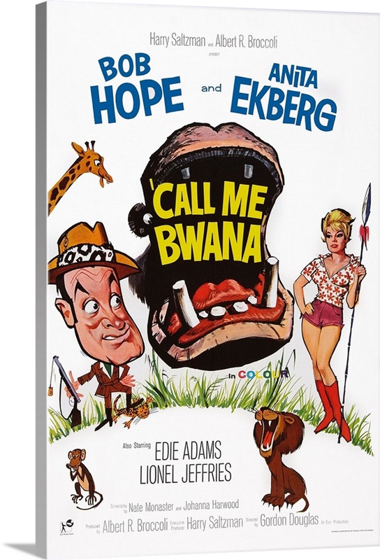 Call Me Bwana, British Poster Art, 1963 | Great Big Canvas