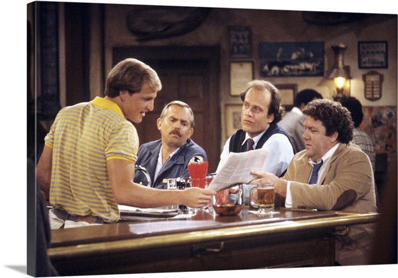 Cheers, Woody Harrelson, John Ratzenberger, Kelsey Grammer, George ...