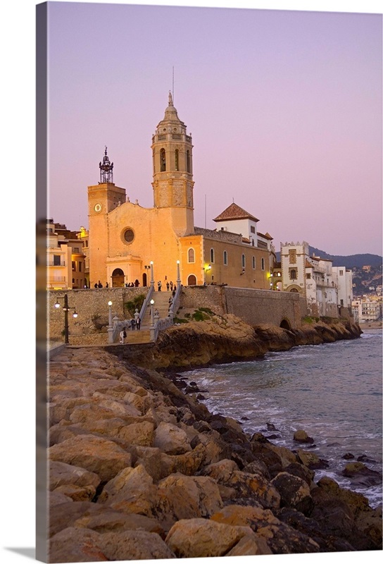 Church of St. Bartholomew and St. Tecla. Baroque Architecture. Sitges ...