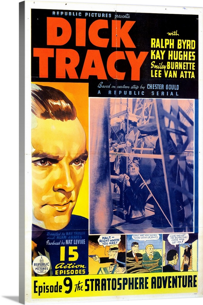 Dick Tracy 1937 Wall Art Canvas Prints Framed Prints Wall Peels