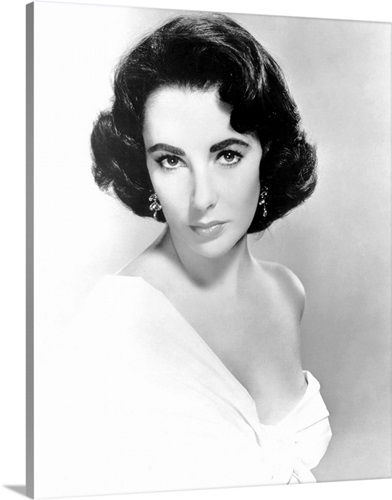 Elizabeth Taylor - Vintage Publicity Photo, Mid-1950s | Great Big Canvas