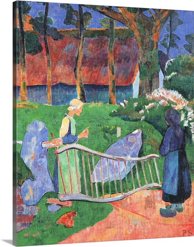 Fence with Flowers, by Paul Serusier, 1889. Musee d'Orsay, Paris ...