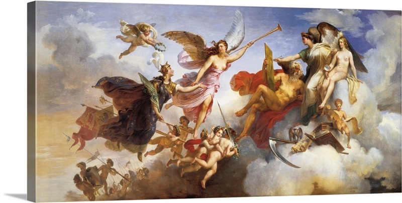 France victorious at the Battle of Bouvines | Great Big Canvas