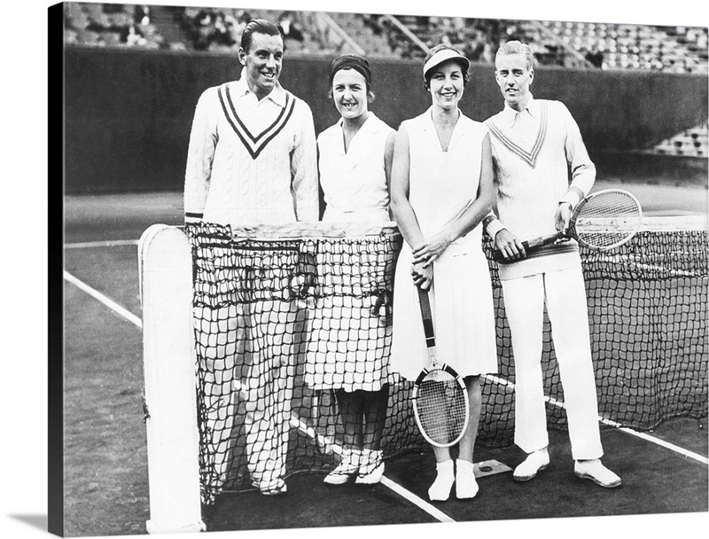 Fred Perry and Betty Nuthall of Britain won the French Mixed Doubles ...
