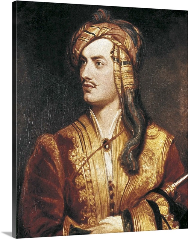 George Gordon Byron, portrait in Oriental dress | Great Big Canvas