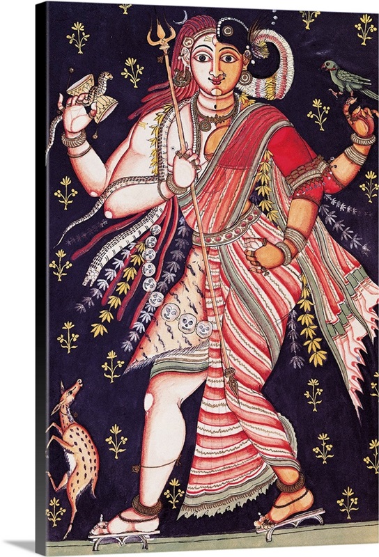 Hindu God. Drawing of Indian subject commissioned by Niccolao Manucci ...