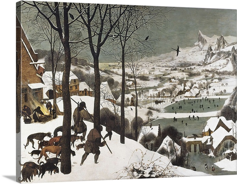 Hunters in the Snow | Great Big Canvas