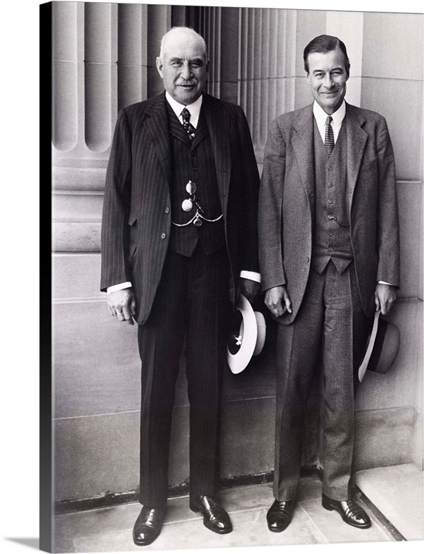 J.P. Morgan Jr. and son, Junius Morgan | Great Big Canvas