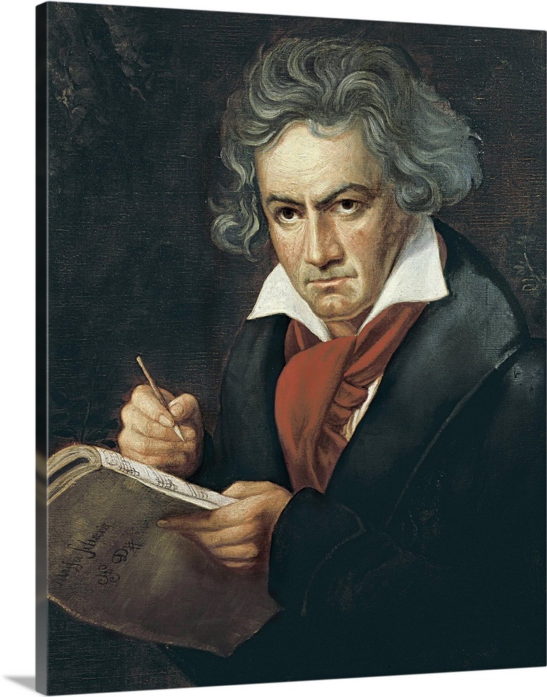 Ludwig van Beethoven by Joseph Karl Stieler Wall Art, Canvas Prints ...
