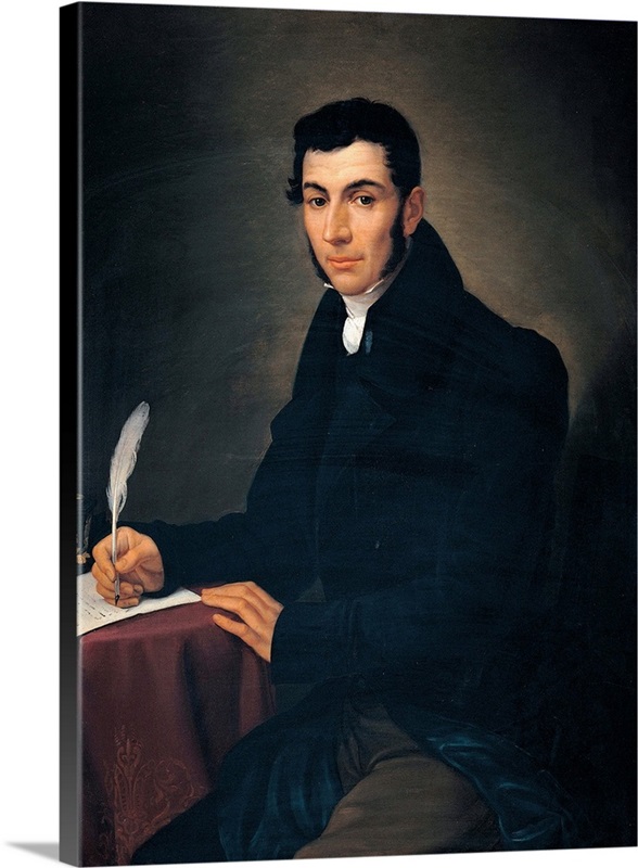 Male Portrait, by Anonymous artist, c. 1800-1850 | Great Big Canvas