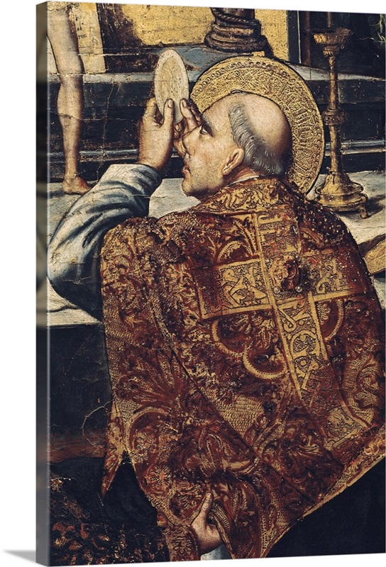 Mass of Saint Gregory (detail). Ca. 1470-1504 | Great Big Canvas