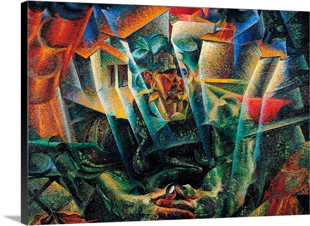 Matter (detail), by Umberto Boccioni, 1912. Milan, Italy Wall Art ... Matter (detail), by Umberto Boccioni, 1912. Milan, Italy Wall Art ...