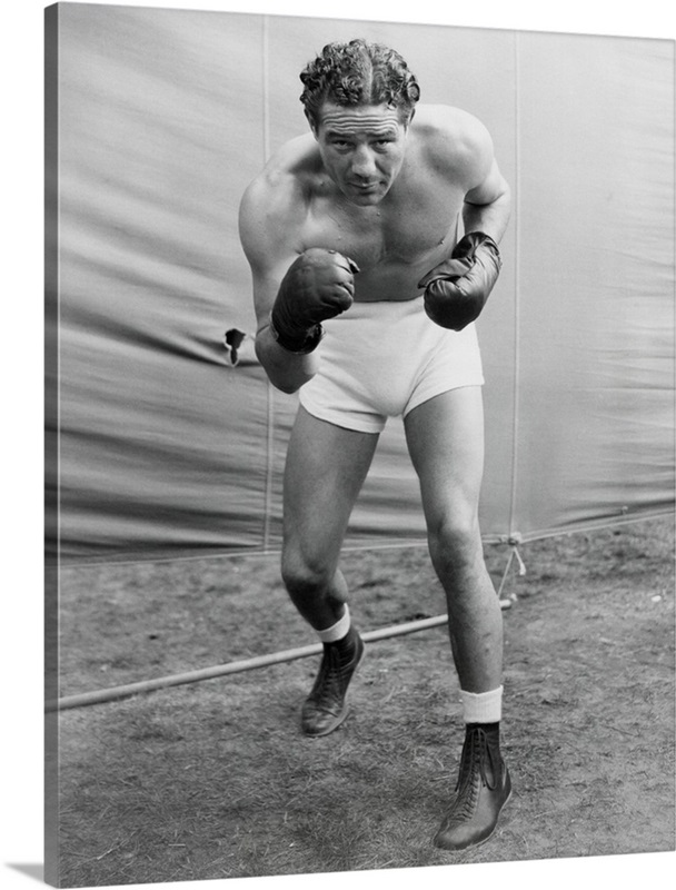 Max Baer, former World Heavyweight Champion at his training camp in ...