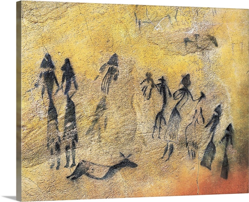 Mesolithic cave art | Great Big Canvas