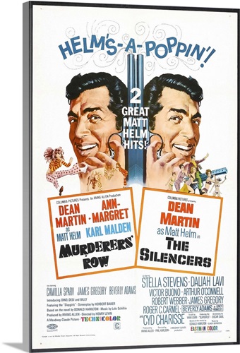 Murderer's Row/The Silencers - Vintage Movie Poster | Great Big Canvas