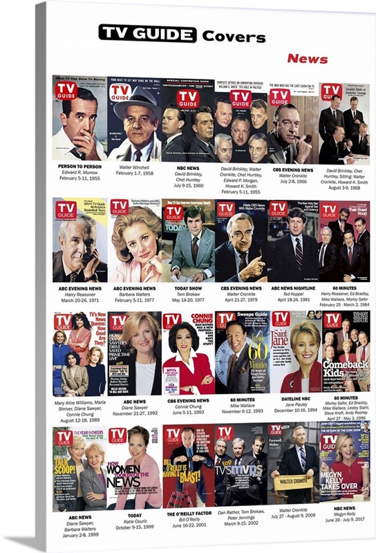 News, TV Guide Covers Poster, 2020 Wall Art, Canvas Prints, Framed ...