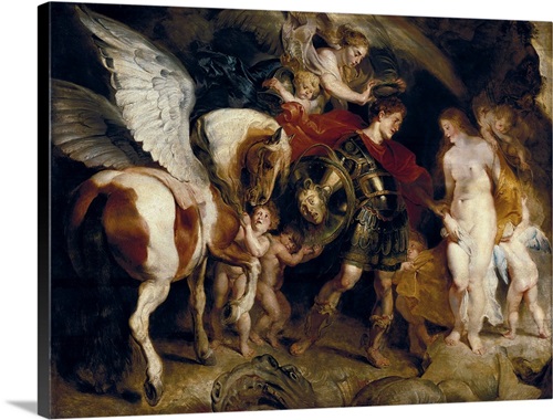 Perseus and Andromeda. Ca. 1620-21. By Peter Paul Rubens | Great Big Canvas