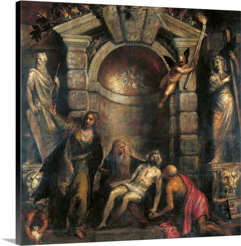 Pieta By Titian C 1580 1581 Accademia Art Galleries Venice Italy