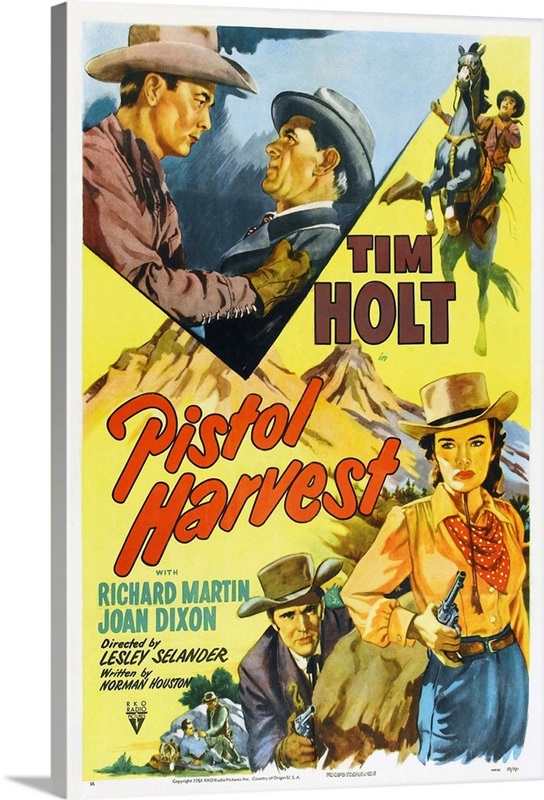 Pistol Harvest, Tim Holt, Mauritz Hugo, Richard Martin, 1951 | Great Big Canvas