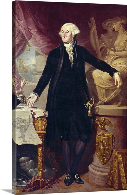 Portrait of George Washington. 1796 | Great Big Canvas