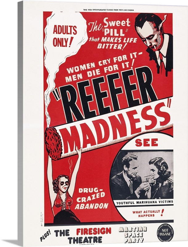 Reefer Madness, US Poster Art, 1936 | Great Big Canvas