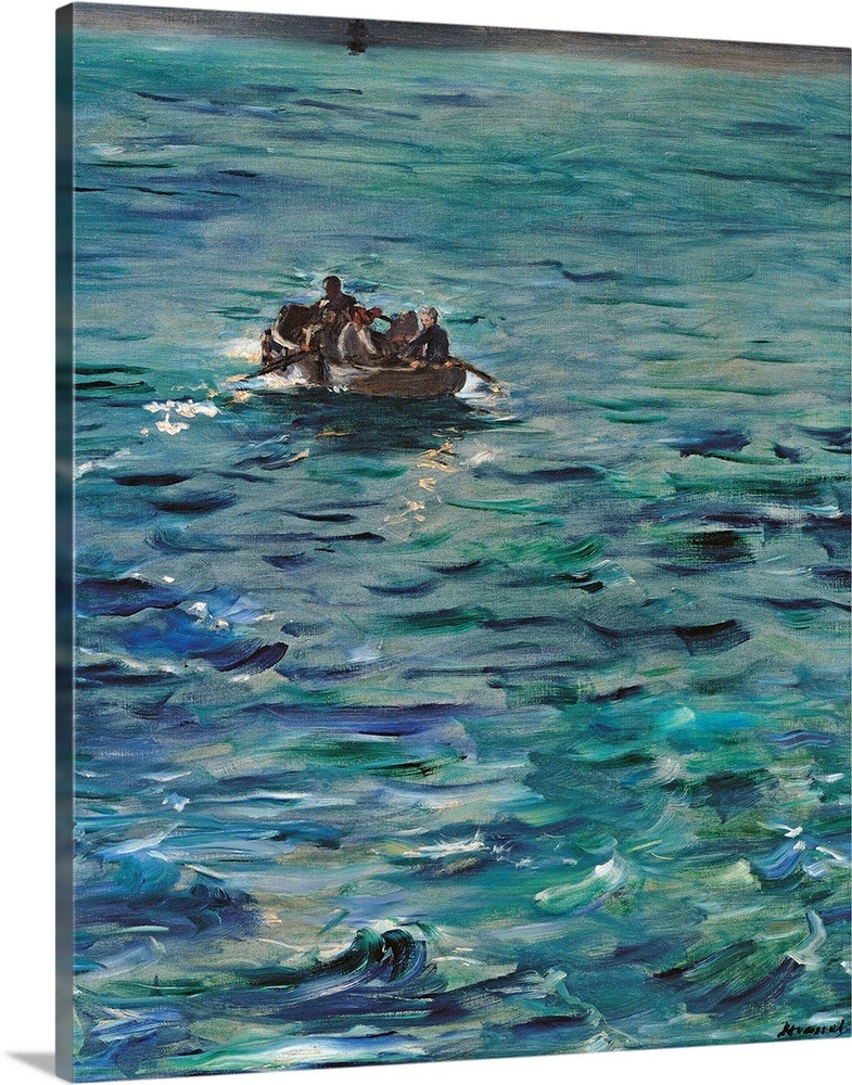 Rochefort's Escape, by Edouard Manet, 1881. Musee d'Orsay, Paris ...