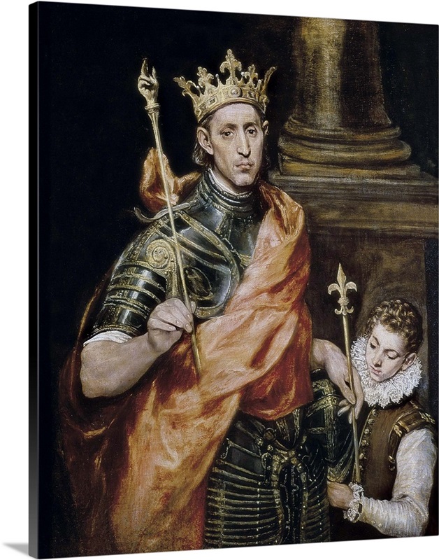 Saint Louis And His Page | Great Big Canvas