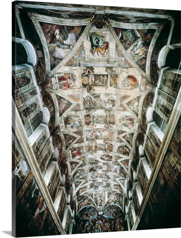 Sistine Chapel. 1508-1512. Vatican City Wall Art, Canvas Prints, Framed ...