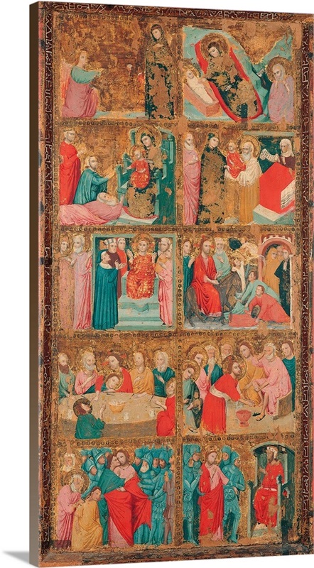 Stories of Jesus Christ, by Unknown Artist, 14th c | Great Big Canvas