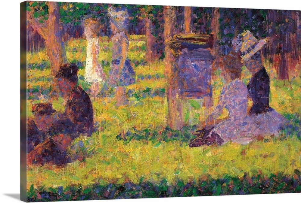 Study for A Sunday Afternoon on the Island of La Grande Jatte, by ...