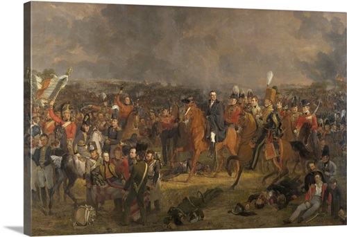 The Battle of Waterloo, by Jan Willem Pieneman, 1824 | Great Big Canvas