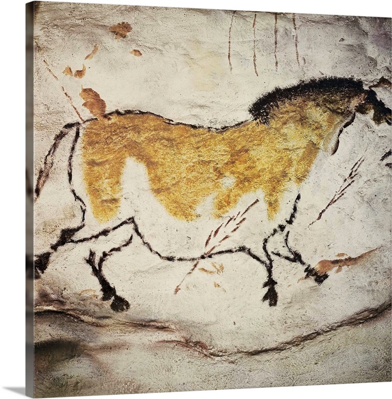 The Cave Of Lascaux Horses Magdalenian France Great Big Canvas the-cave-of-lascaux-horses-magdalenian-france-great-big-canvas