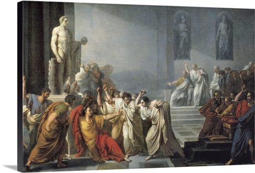 The Death of Julius Caesar by Vincenzo Camuccini | Great Big Canvas
