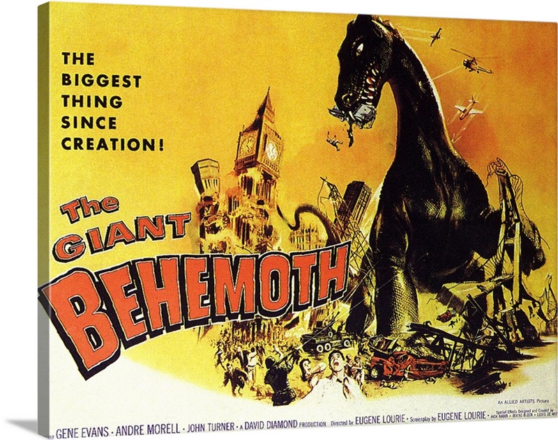 The Giant Behemoth - Vintage Movie Poster | Great Big Canvas