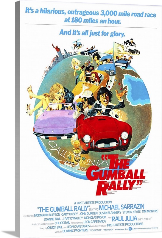 The Gumball Rally - Movie Poster | Great Big Canvas