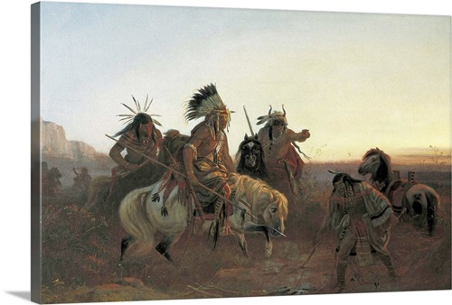 The Lost Trail by Carl Wimar Wall Art, Canvas Prints, Framed Prints ...