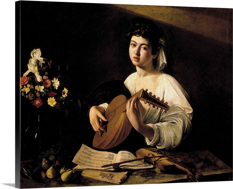 The Lute-Player | Great Big Canvas