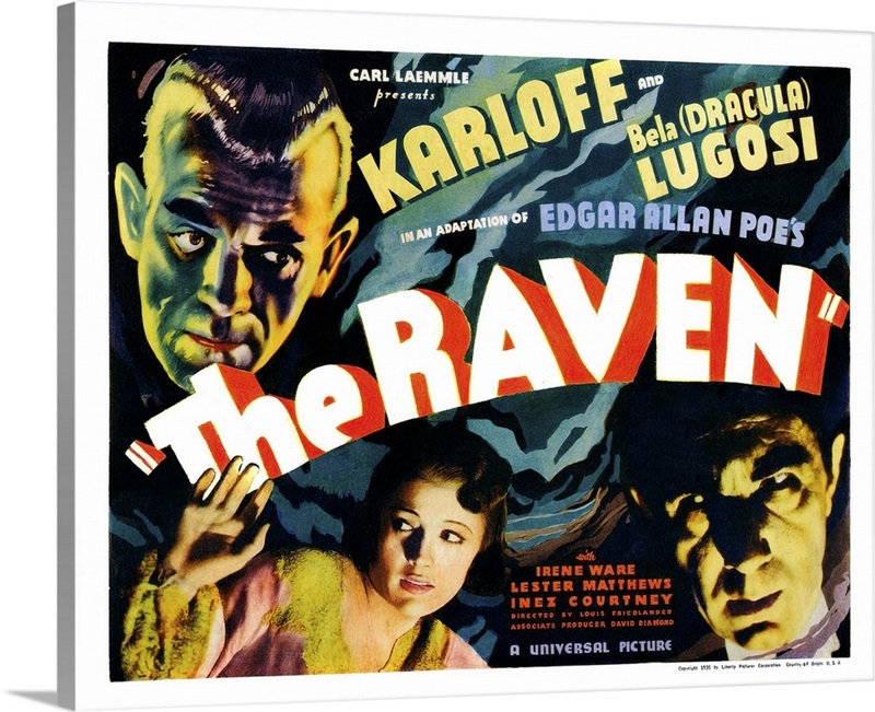 The Raven - Vintage Movie Poster | Great Big Canvas