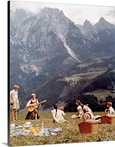 The Sound Of Music, Julie Andrews W/Children, 1965 | Great Big Canvas
