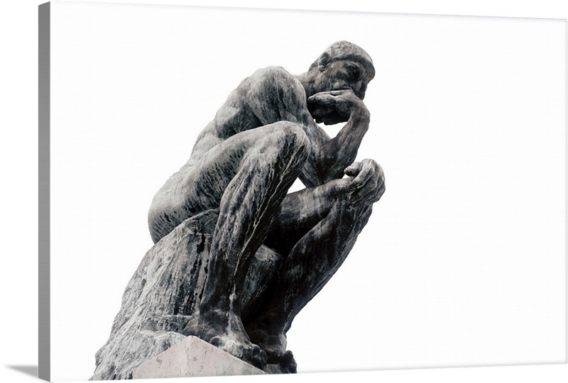 The Thinker Wall Art, Canvas Prints, Framed Prints, Wall Peels | Great ...