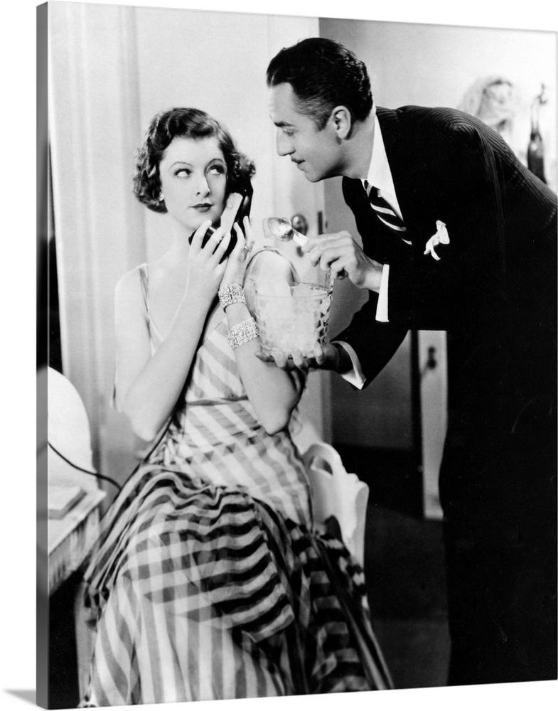 William Powell And Myrna Loy In The Thin Man Movie Still Wall Art