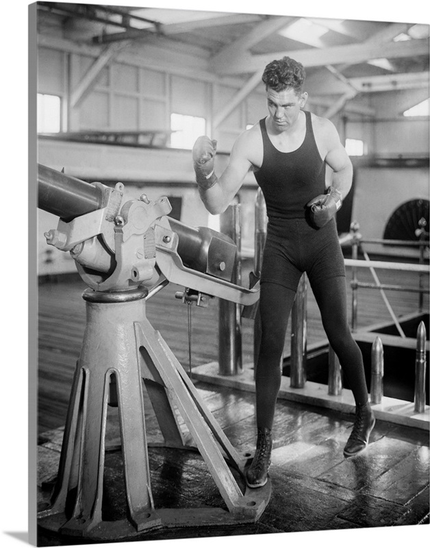 World Champion Boxer Jack Dempsey in fighting pose. Ca. 1920-24 | Great ...