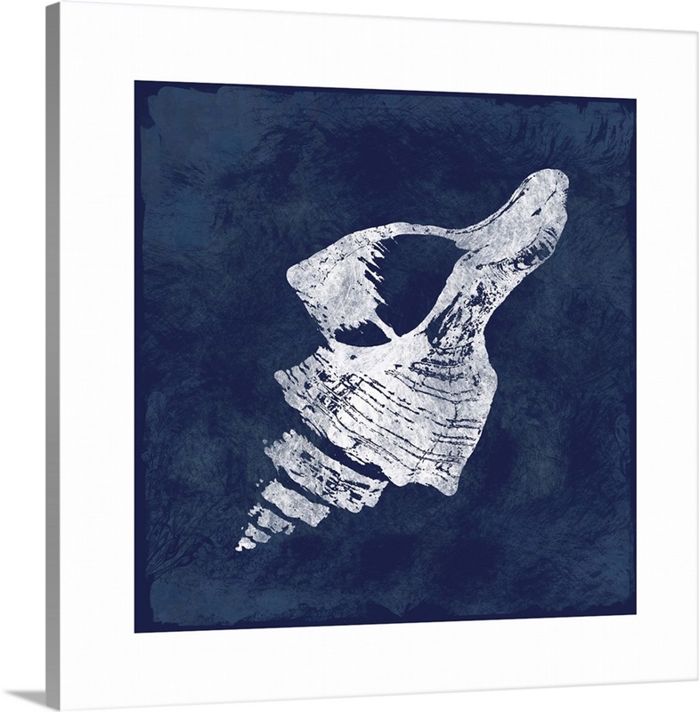 Cyanotype Shells II | Great Big Canvas