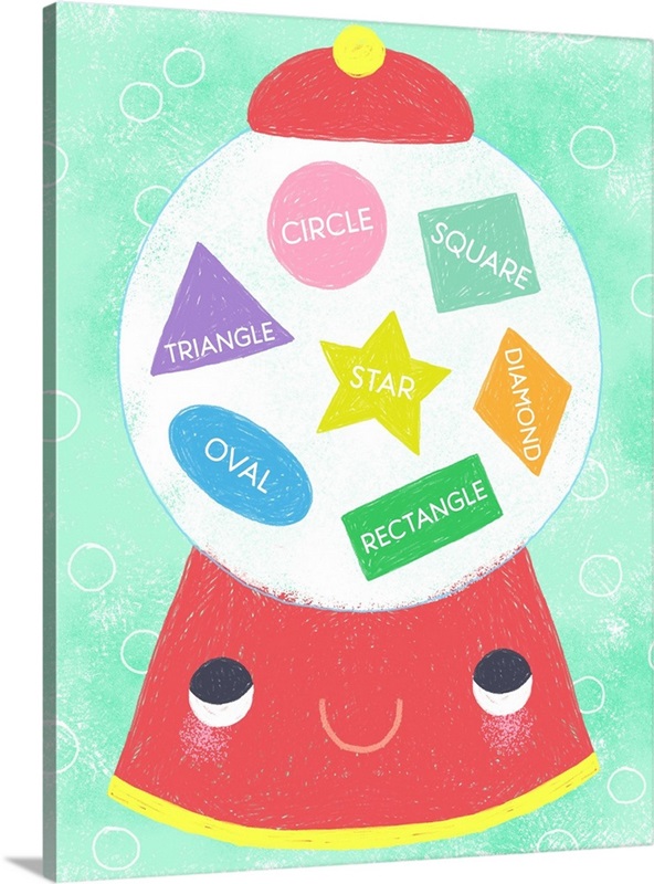 Gumball Shapes Wall Art, Canvas Prints, Framed Prints, Wall Peels ...