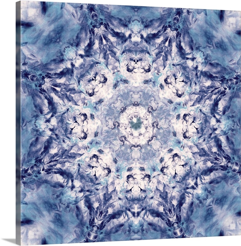Indigo Gem Kaleidoscope I | Great Big Canvas