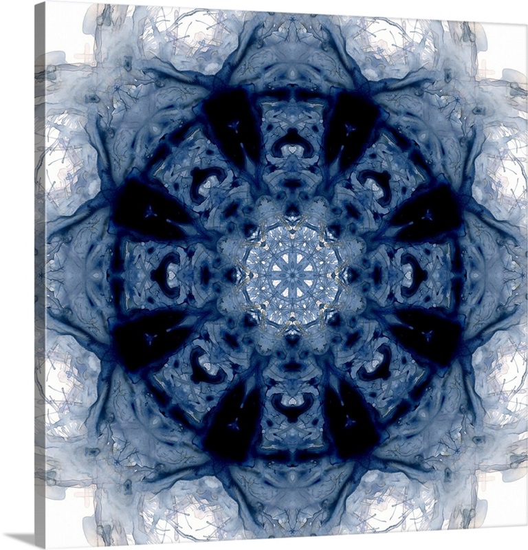 Indigo Kaleidescope II | Great Big Canvas
