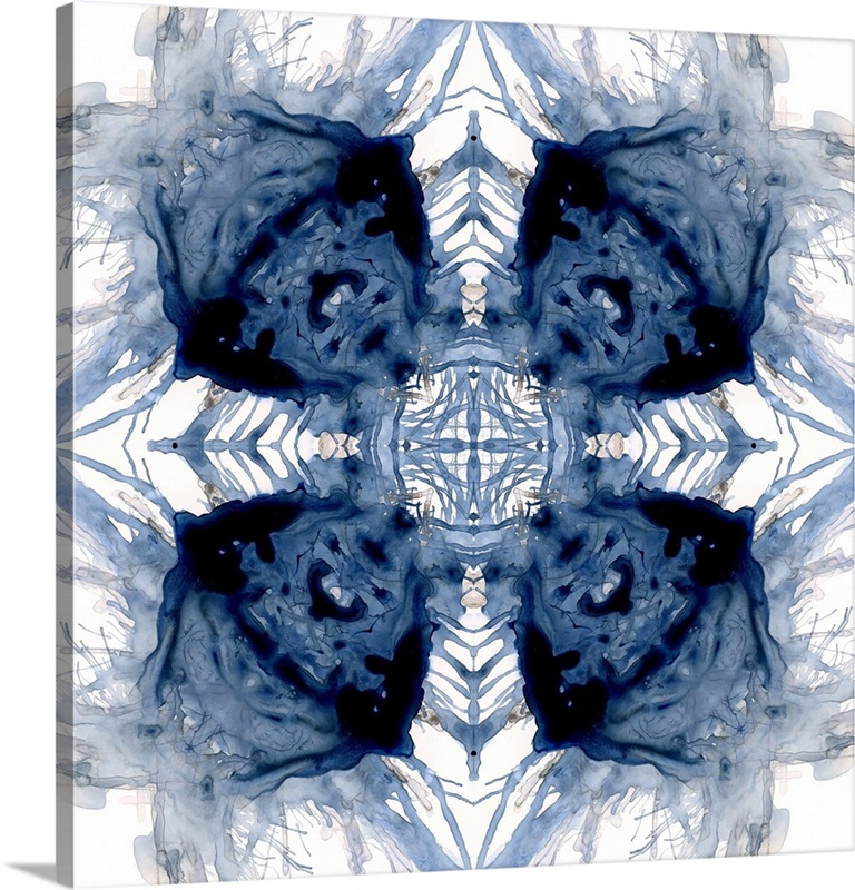 Indigo Kaleidescope IV | Great Big Canvas