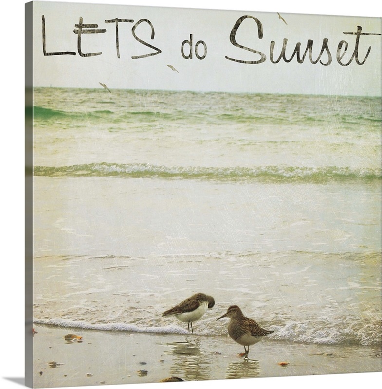 Lets Do Sunset | Great Big Canvas